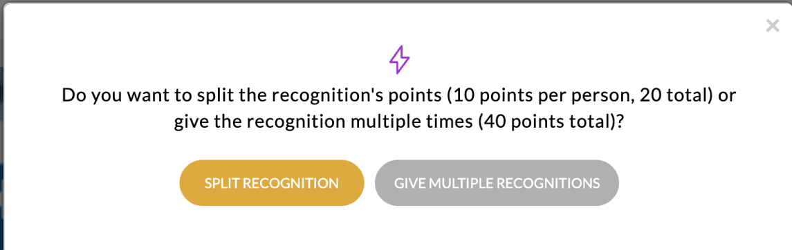 How to send a Recognition