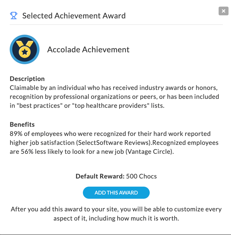 Awards Catalog