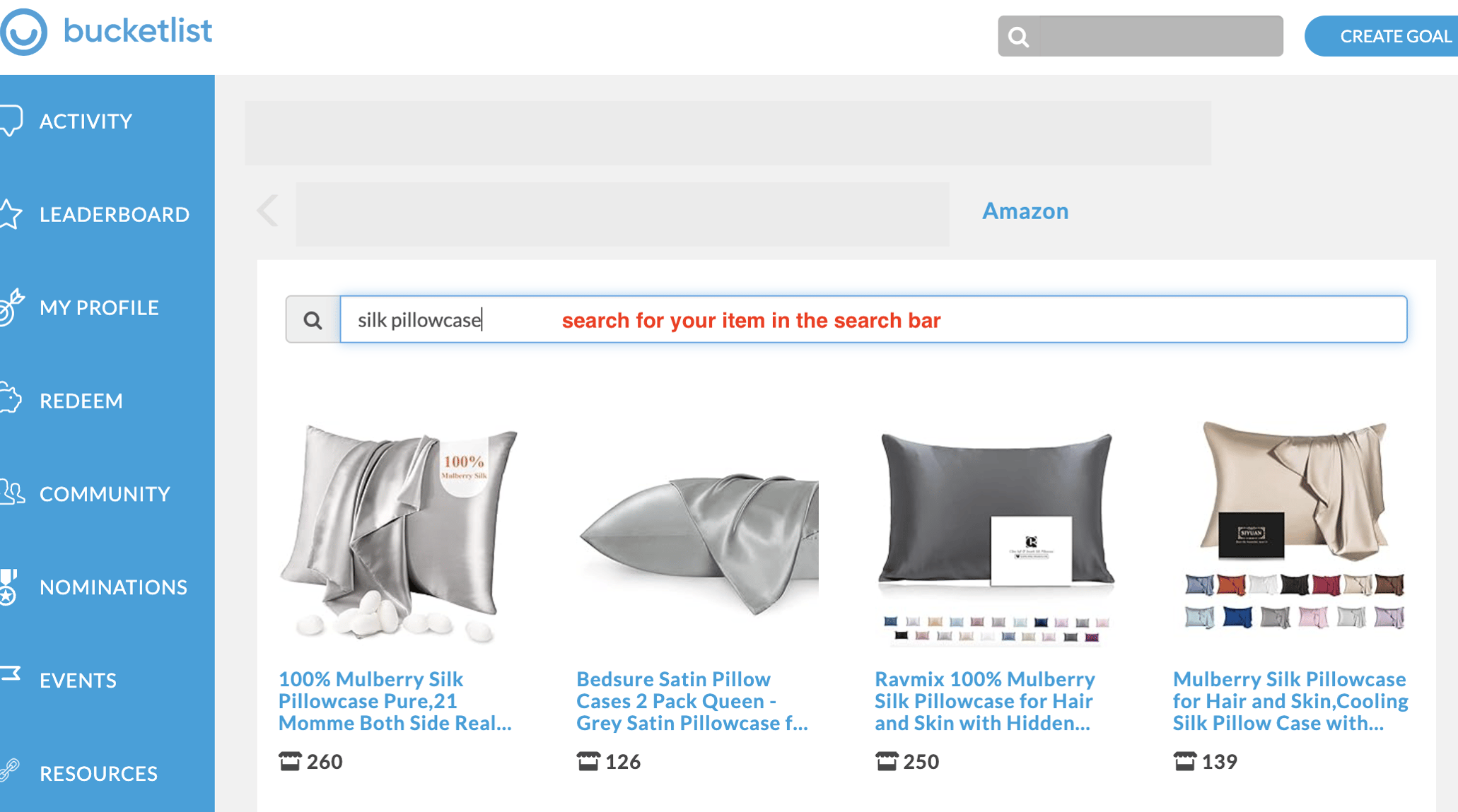 How do I Redeem for an Amazon Item in the Marketplace?