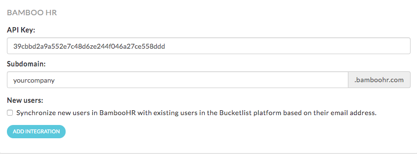 How to integrate with BambooHR